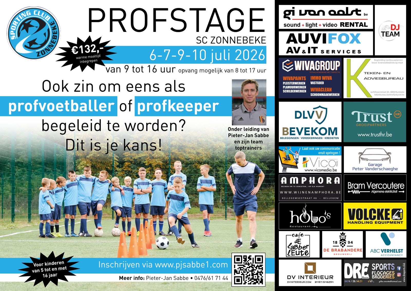 SC Zonnebeke - profstage voetbal - Gemeente Zonnebeke